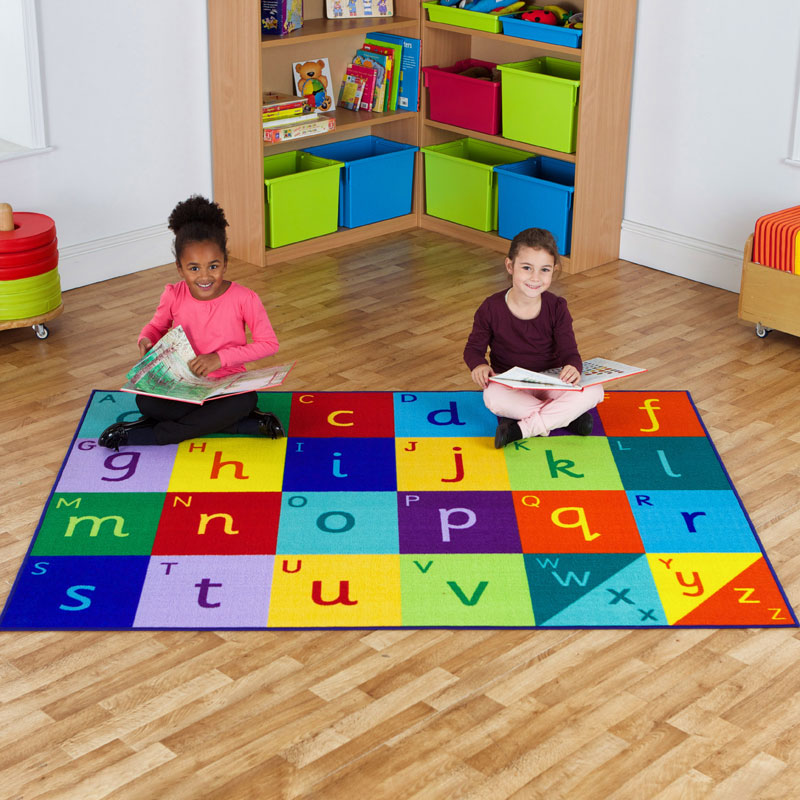 Alphabet Rectangular Carpet - 2m x 1.5m MAT1060 | Primary ICT