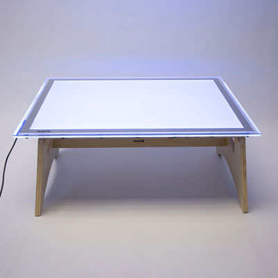 A2 Colour-Changing Light Panel - with Folding Table CD73386 | Primary ICT
