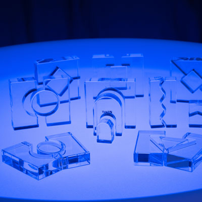 Clear Crystal Block Set - Set of 25 CD72610 | Primary ICT