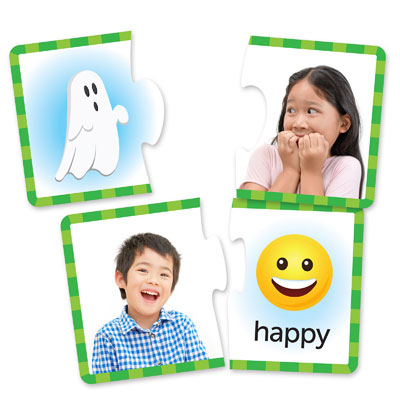 Feelings & Emotions Puzzle Cards - by Learning Resources LER6091 ...