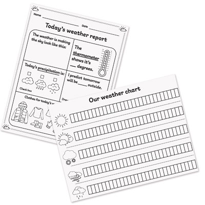 Weather Tracker Pocket Chart - by Learning Resources LER2387 | Primary ICT