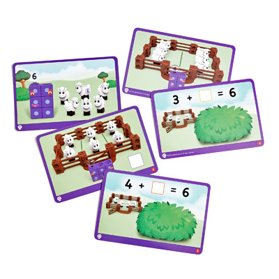 MathLink Cubes Numberblocks Sheep Farm Activity Set H2M96093-UK ...