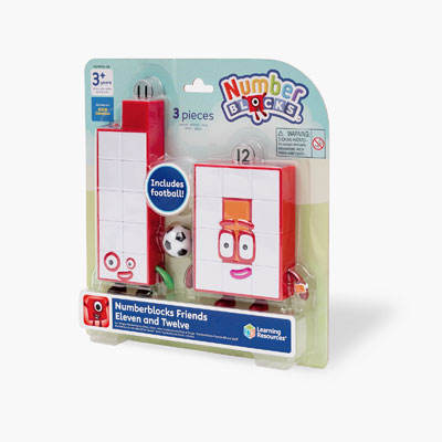 Numberblocks Eleven and Twelve Figure Pack H2M96924-UK | Primary ICT