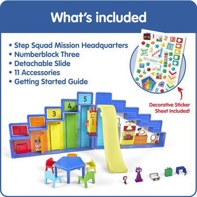 Numberblocks Step Squad Mission Headquarters H2M95404-UK | Primary ICT