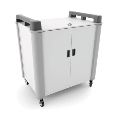 LapCabby 20 Bay Laptop Charging Trolley - with Purple Handles LAP20V-PU ...