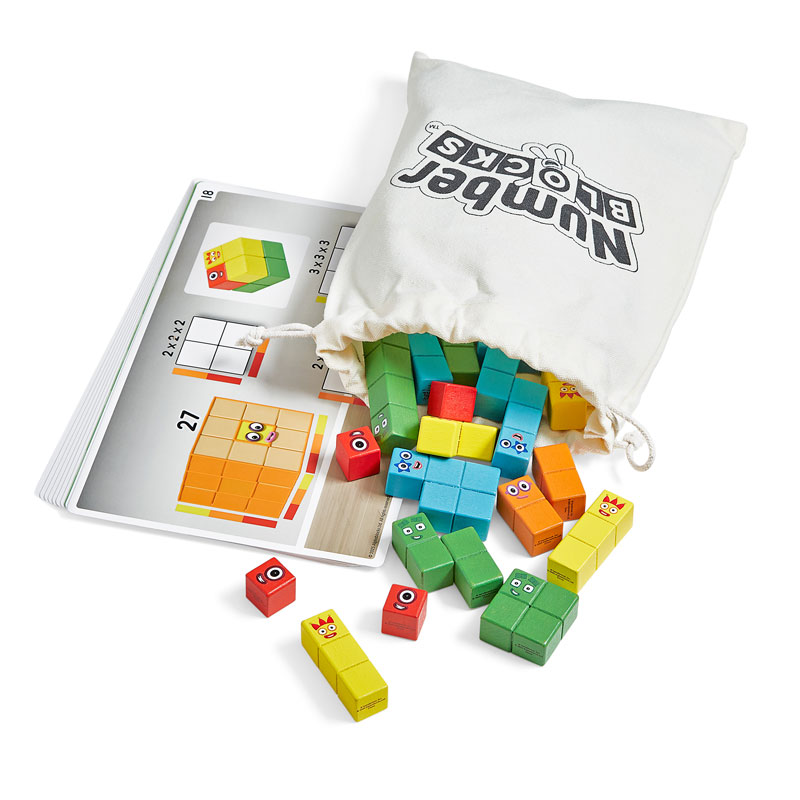 Numberblocks Wooden Building Blocks Activity Set H2M96932-UK | Primary ICT