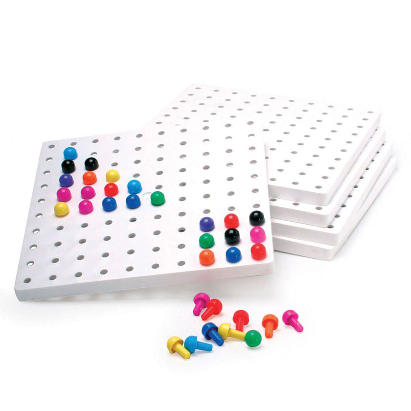 Peg Boards and Pegs - Pack of 5 CD52440 | Primary ICT Peg Boards and Pegs - Pack of 5 CD52440 | Primary ICT