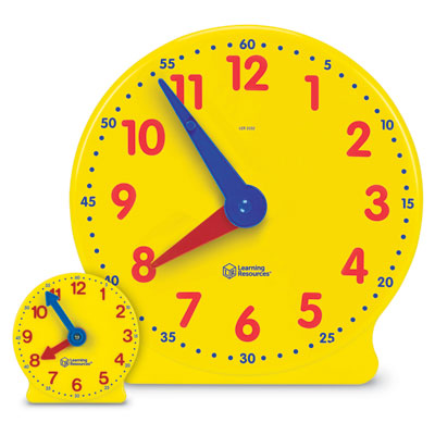 Big Time Classroom Geared Clock Bundle - includes 1x Teacher & 24x Mini ...