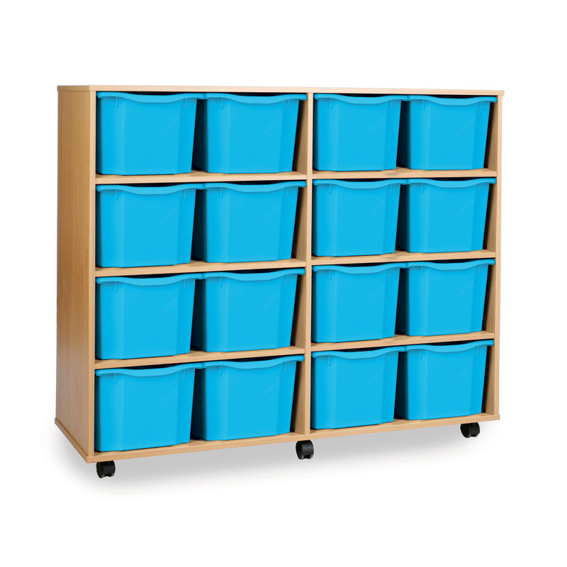 16 Triple-Sized Tray Storage Unit MEQ3116 | Primary ICT