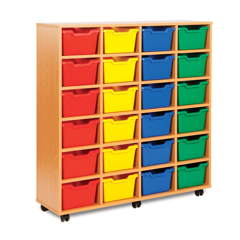 24 Cubby Tray Storage Unit MEQ8024 | Primary ICT