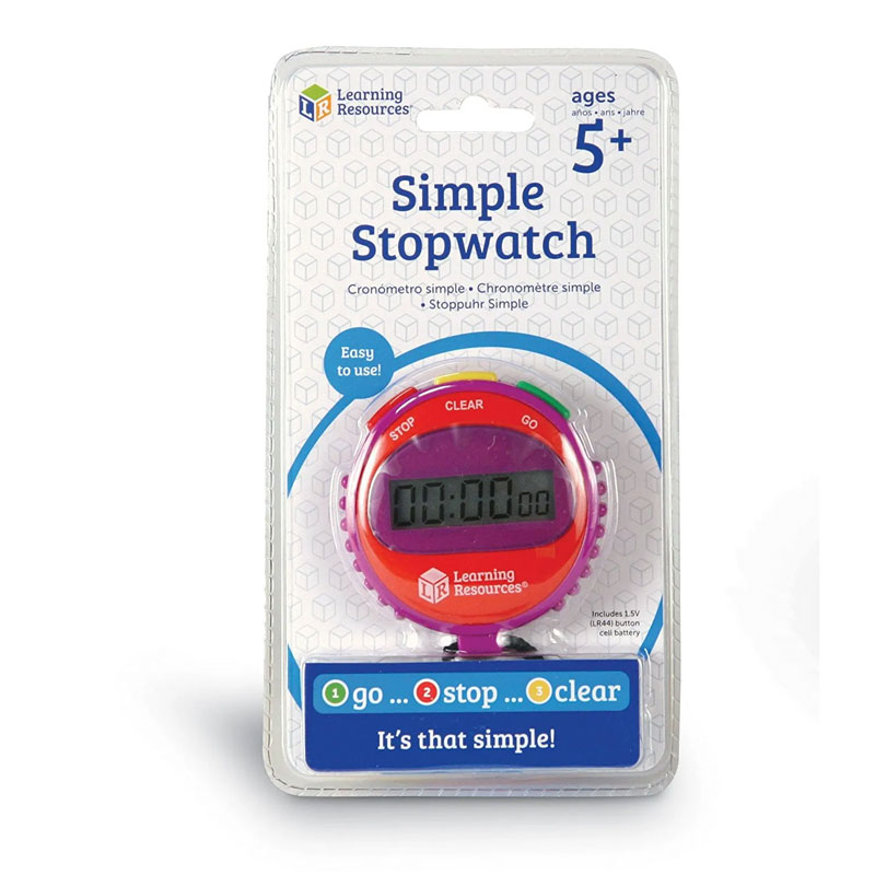 Simple Stopwatch (Single) - by Learning Resources LER0808 | Primary ICT