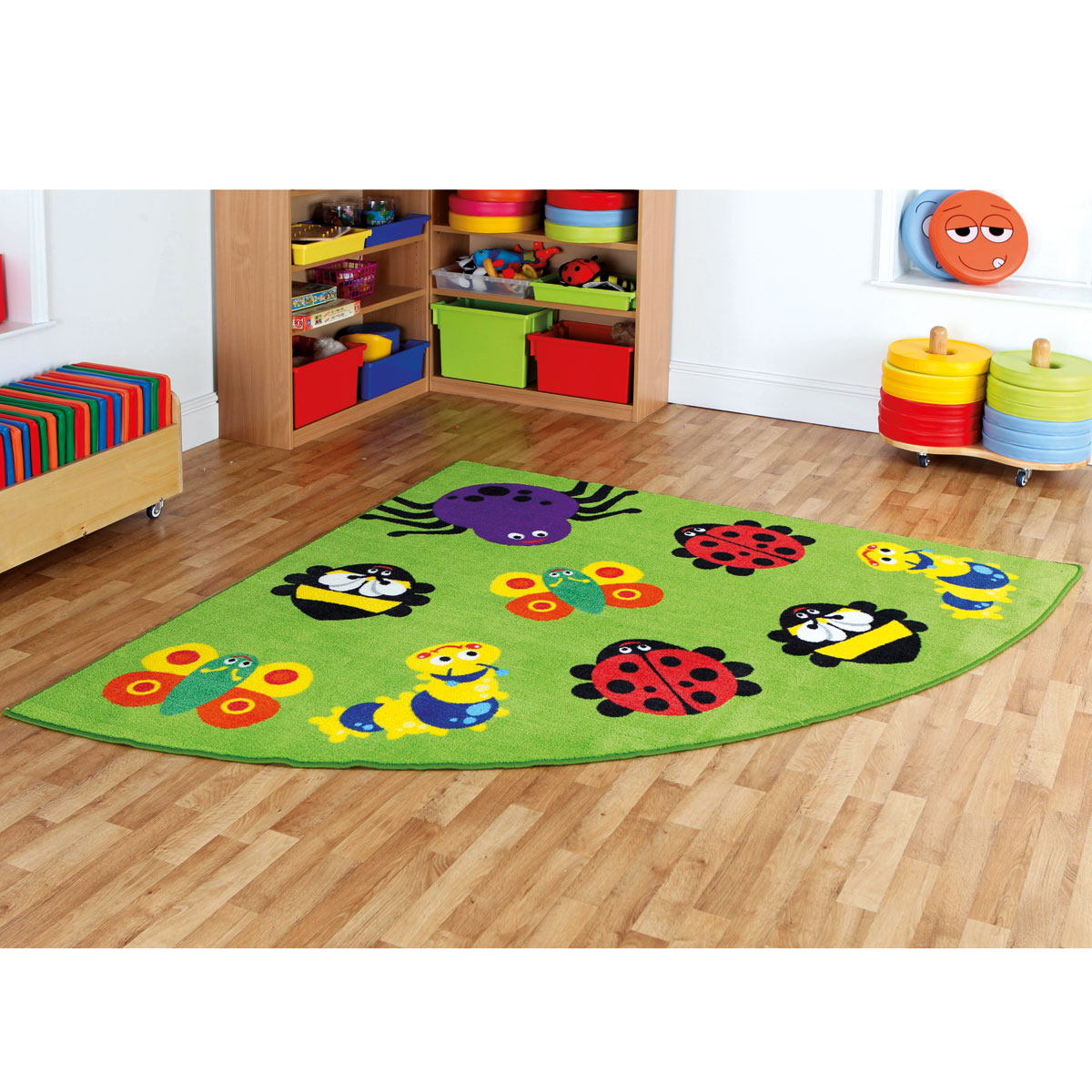 Back to Nature Bug Corner Placement Carpet - 2x2m MAT1036 | Primary ICT