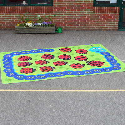 Back to Nature Chloe Caterpillar Numeracy & Literacy Outdoor Play Mat ...