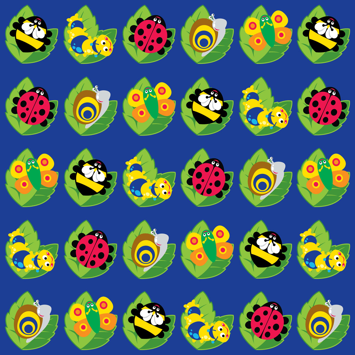 Back to Nature Square Bug Carpet 3m x 3m MAT1038 | Primary ICT