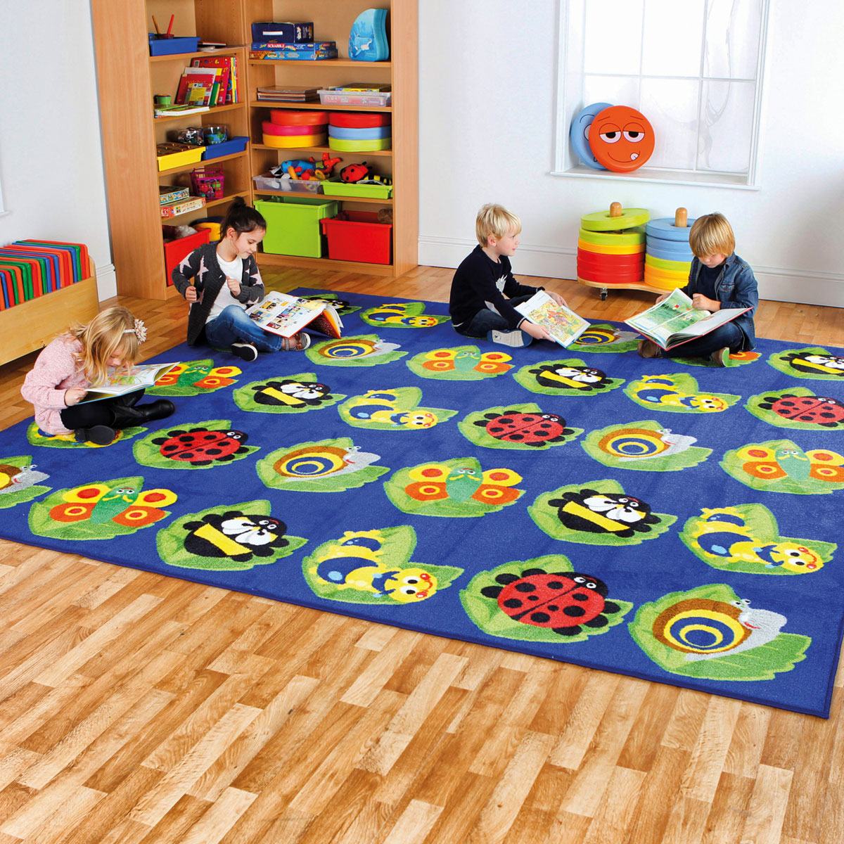 Back to Nature Square Bug Carpet 3m x 3m MAT1038 | Primary ICT