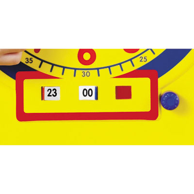 Primary Time Teacher 40cm Geared Teacher Clock (24 Hour) - by Learning ...