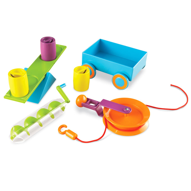 STEM Simple Machines Activity Set - 19 Pieces - by Learning Resources LER2824 | Primary ICT