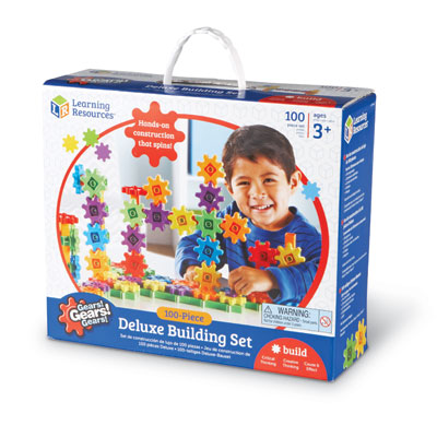 Gears! Gears! Gears! Deluxe Building Set - 100 Pieces - by Learning ...