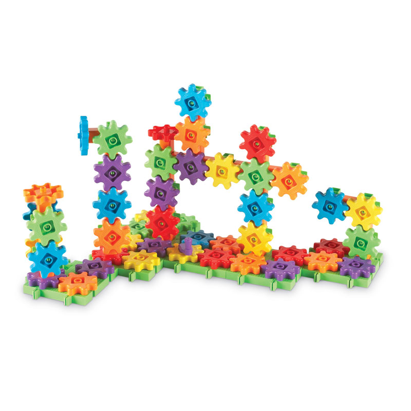 Gears! Gears! Gears! Deluxe Building Set - 100 Pieces - by Learning ...