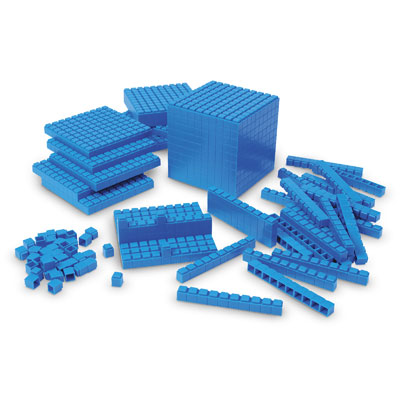 Interlocking Plastic Base 10 Class Set (823 Pieces) - by Learning Resources LER6358 | Primary ICT