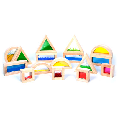 Large Sensory Shape Block Set - Set of 16 CD73281 | Primary ICT