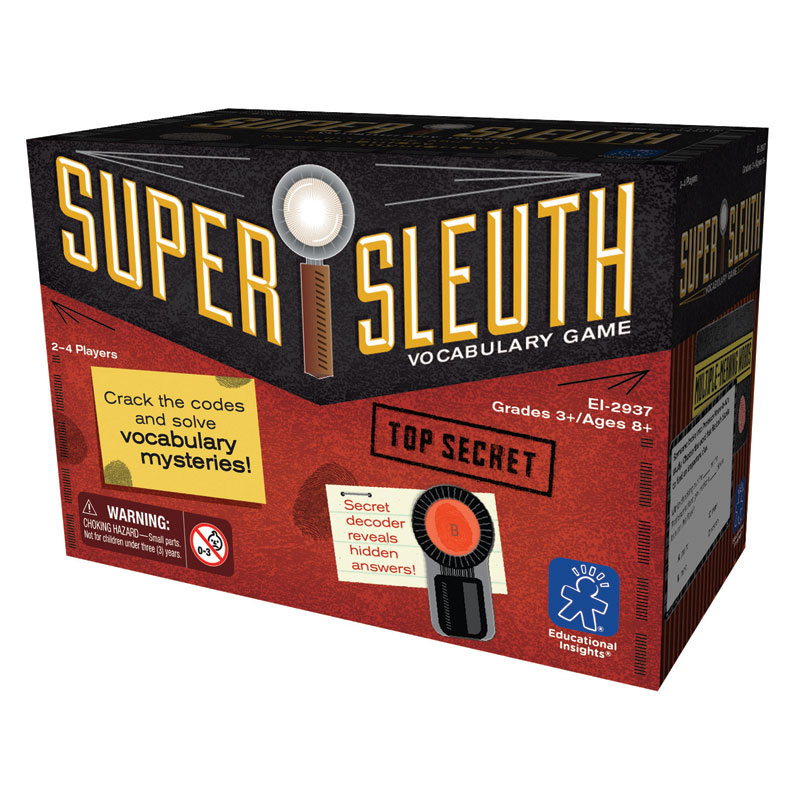 Super Sleuth Vocabulary Game - by Educational Insights EI-2937 ...