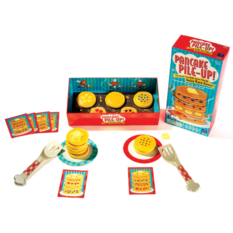 Pancake Pile-Up! Matching Relay Race Game - by Educational Insights EI ...