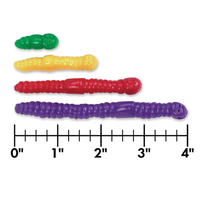 Measuring Worms - Set of 72 - by Learning Resources LER0176 | Primary ICT