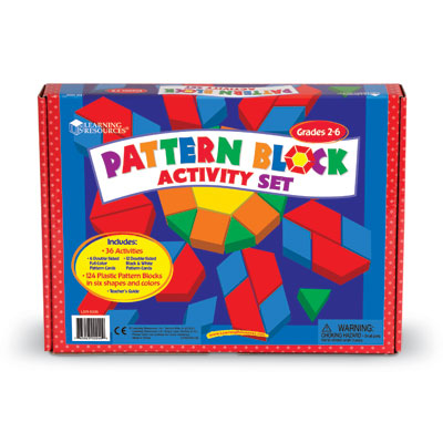 Pattern Block Activity Set - by Learning Resources LER0335 | Primary ICT