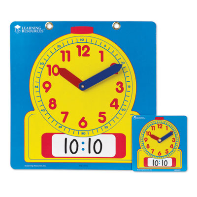 Wipe Clean Classroom Clock Set - Set of 25 (1x Teacher & 24x Student ...