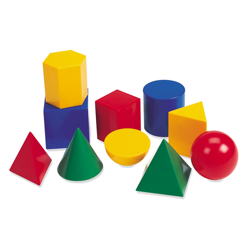 Large Plastic Geometric Shapes - by Learning Resources LER0922 ...