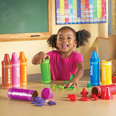 Rainbow Sorting Crayons - by Learning Resources LER3070 | Primary ICT