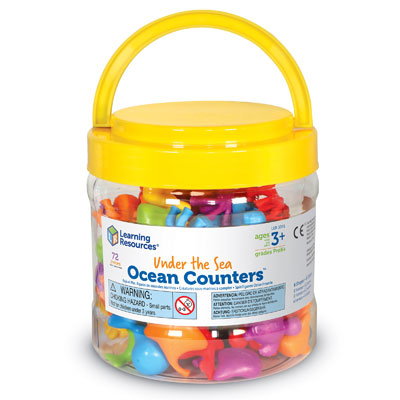 Under the Sea Ocean Counters - Set of 72 - by Learning Resources ...