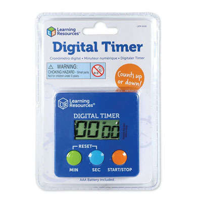 Digital Timer Count Down/Up - by Learning Resources LER4339 | Primary ICT