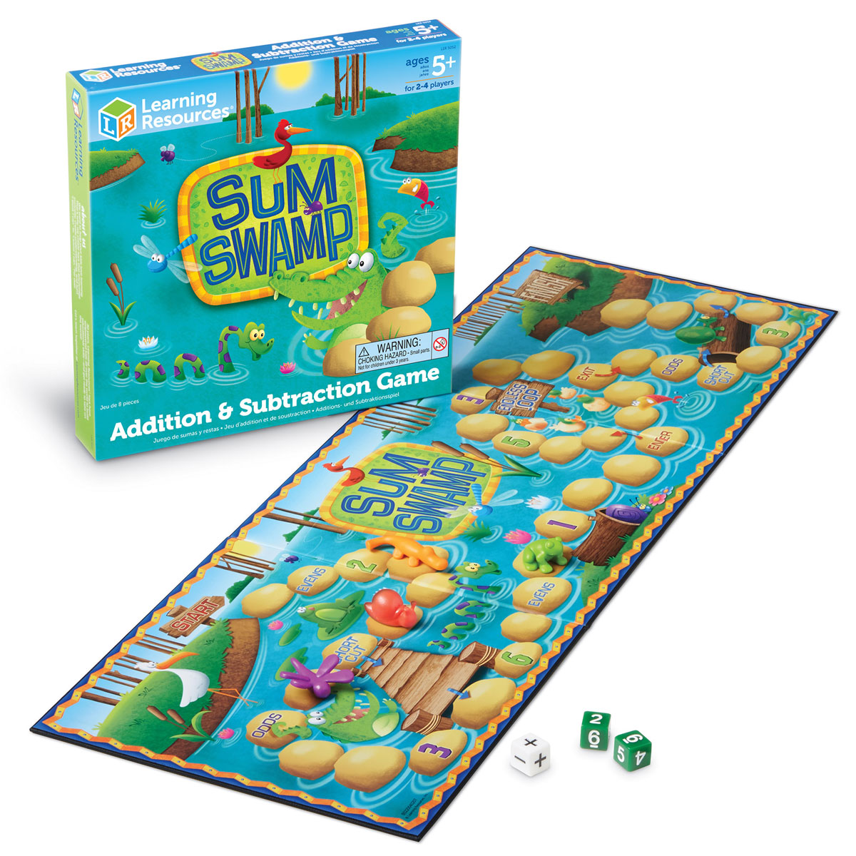 Sum Swamp Addition Subtraction Game By Learning Resources LER5052