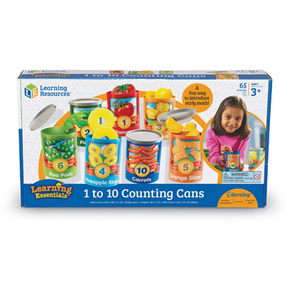 1 to 10 Counting Cans - by Learning Resources LER6800 | Primary ICT