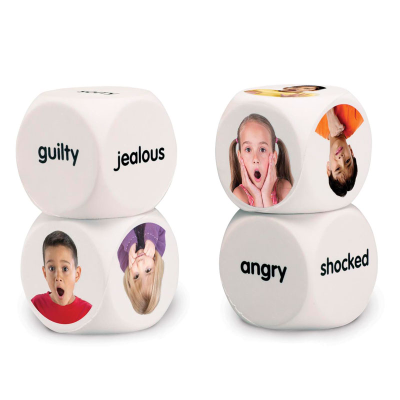 Emotion Cubes - Set of 4 - by Learning Resources LER7072 | Primary ICT
