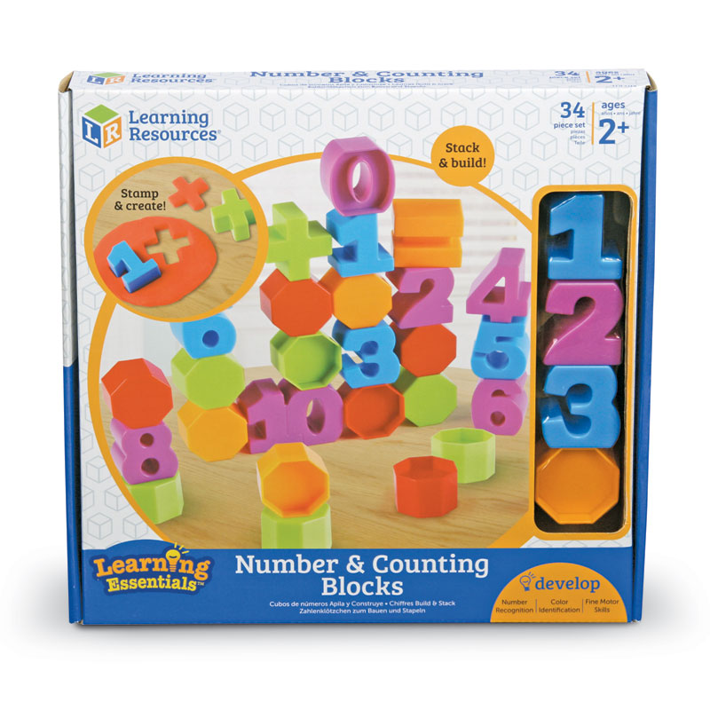 Number & Counting Building Blocks - by Learning Resources LER7719 ...