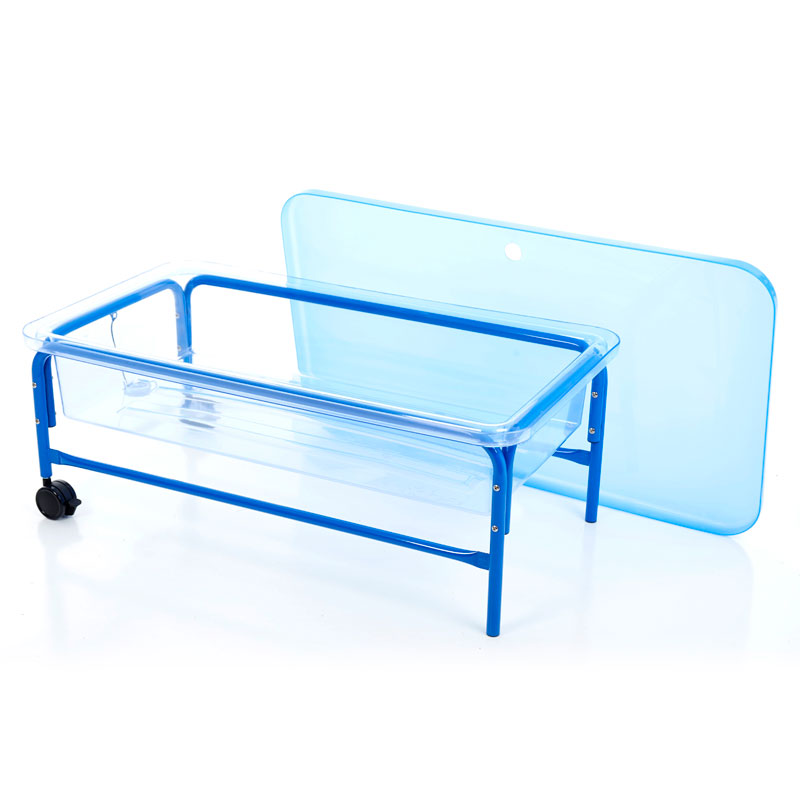 Clear Water Tray - 40cm Height Blue Stand CD75096 | Primary ICT