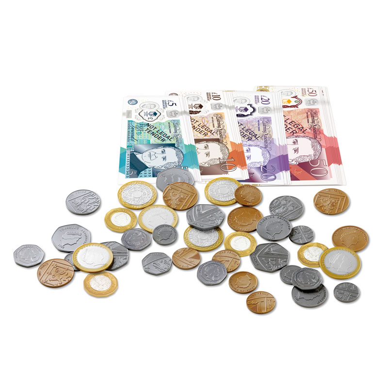 UK Play Money Assortment - Set of 60 Pieces - by Learning Resources ...