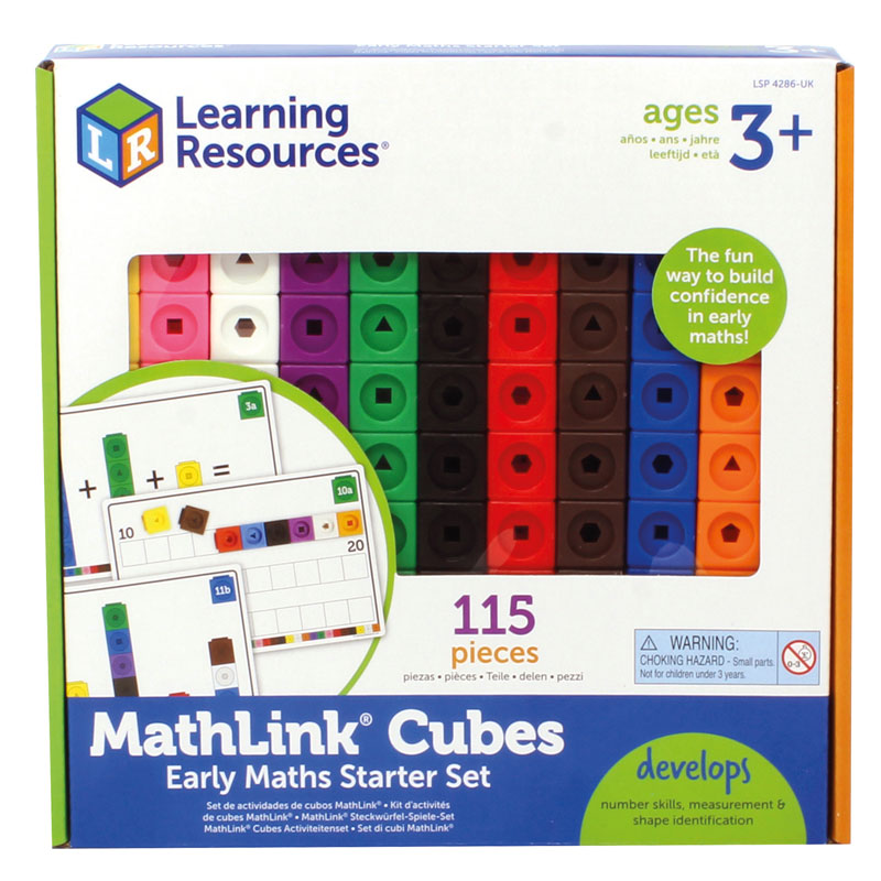 MathLink Cubes Activity Set - by Learning Resources LSP4286-UK ...