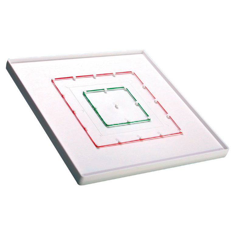 5 x 5 Pinboard (Geoboard) - Single - includes Elastic Bands IP151459 ...