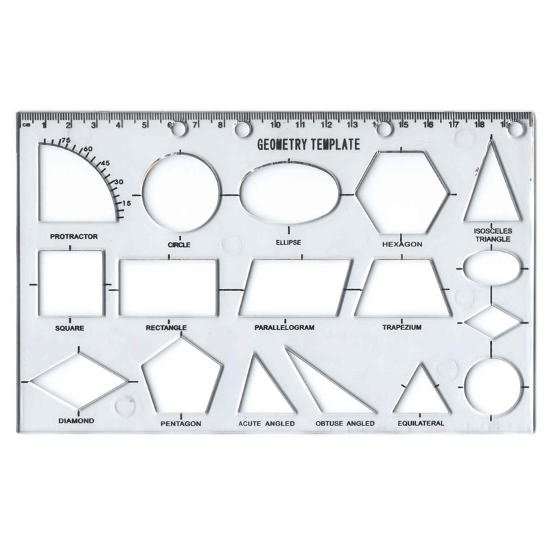 Geometry Template Stencil MB40022 | Primary ICT