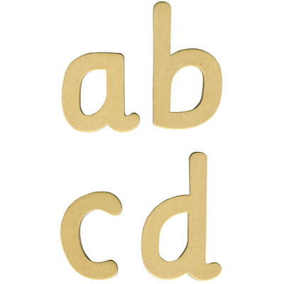 Wooden Lower Case Letters - Set of 26 MB1201-26 | Primary ICT