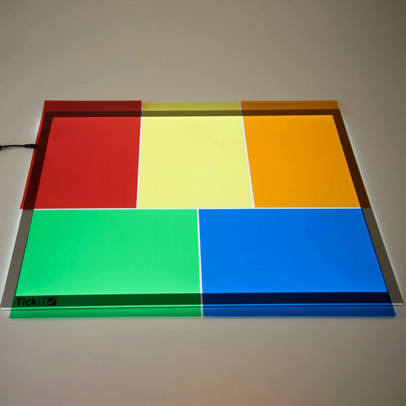 Acetate Colour Sheets - Set of 5 CD48002 | Primary ICT