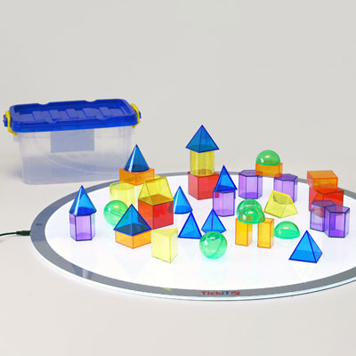 Translucent Geometric Shapes - Set of 36 CD73075 | Primary ICT