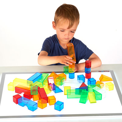 Translucent Colour Blocks - Set of 50 CD73083 | Primary ICT