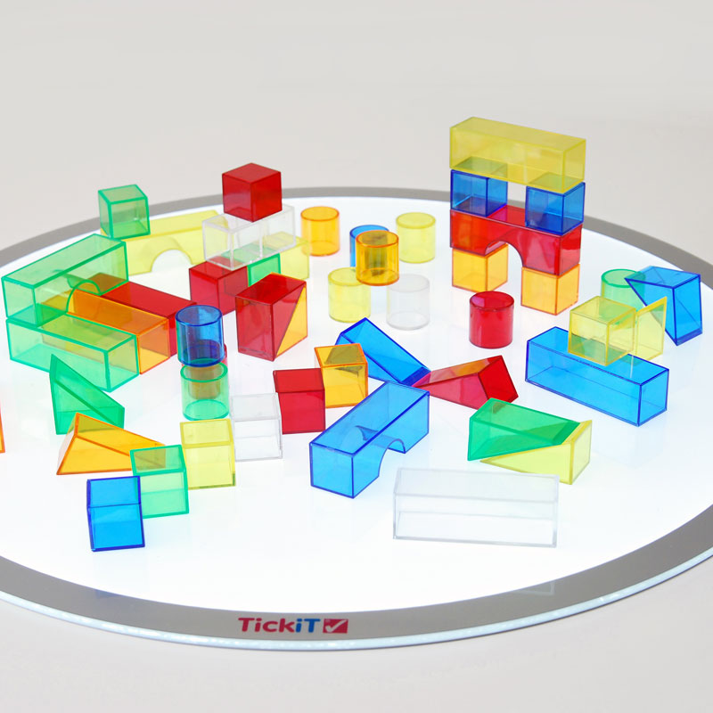 Translucent Colour Blocks - Set of 50 CD73083 | Primary ICT