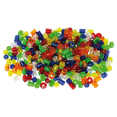 Translucent Jumbo Lacing Beads - Set of 180 with 12 Laces CD73085 ...