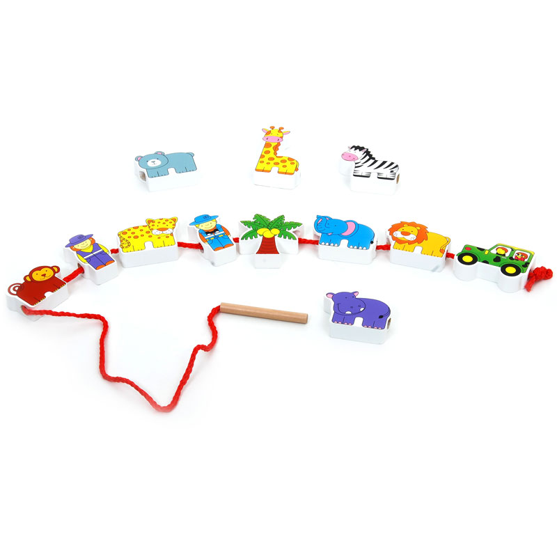 Safari Lacing Blocks Set CD76011 | Primary ICT